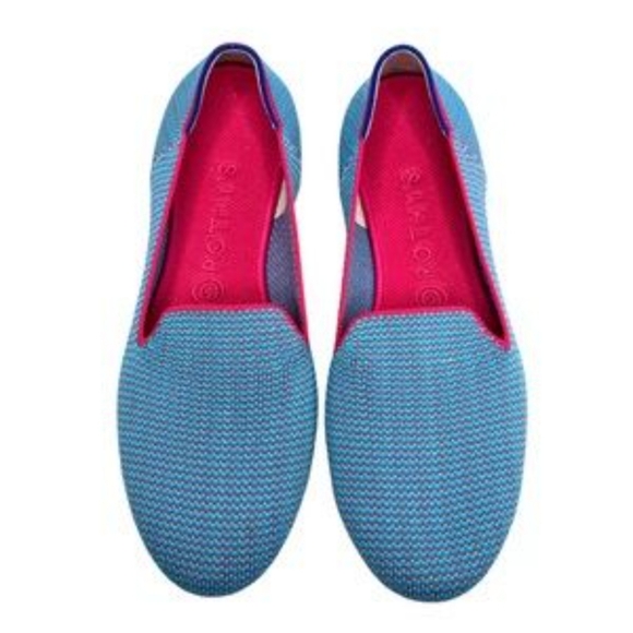 Rothy's | Shoes | Rothys The Loafer Bluebell Triple Stitch Knit Fabric ...